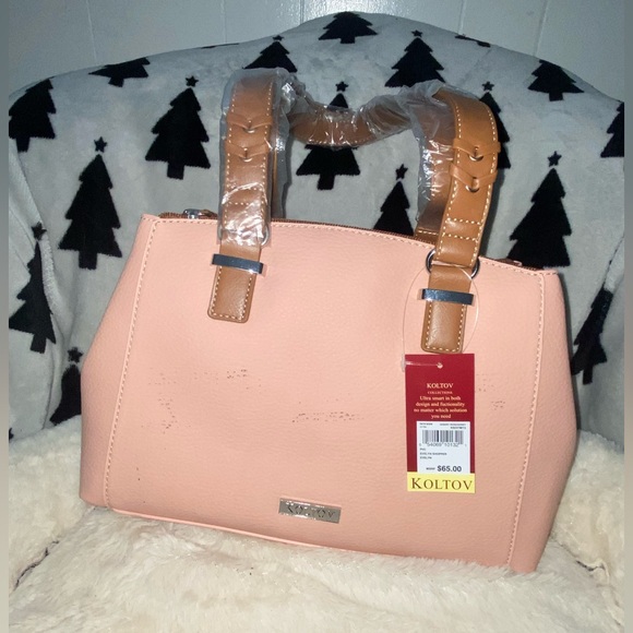 Koltov | Bags | Koltov Light Pink Shoulder 3 Pocket Bag | Poshmark